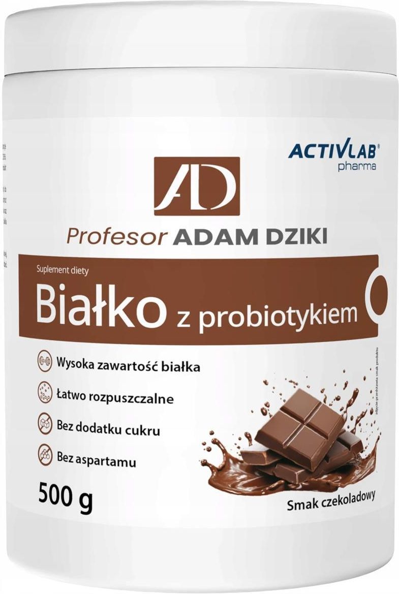 Activlab Białko z probiotykiem prof Adam Dziki 500g czekolada wpc flora ...