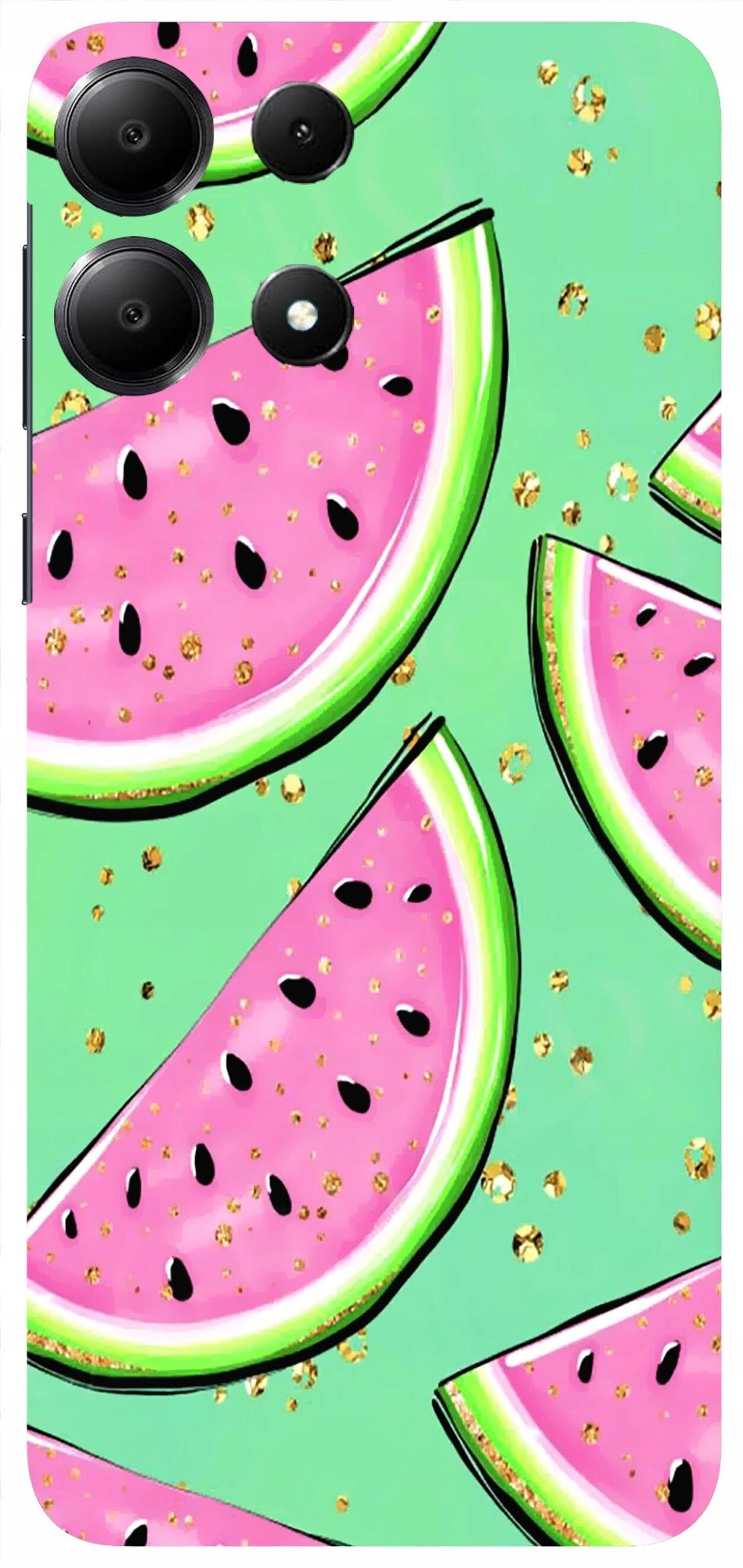 Etui Case Do Xiaomi Redmi Note 13 5G- Owoce Sport Stitch Gry - Etui na ...