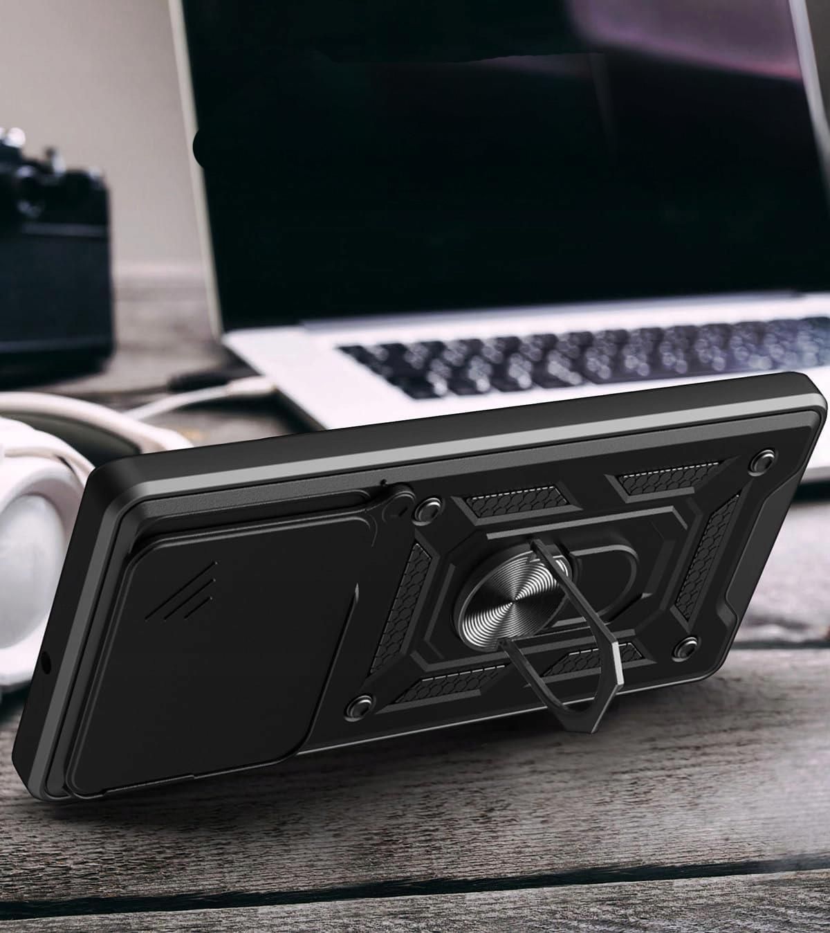 Teleprotector Etui Do Motorola Edge 70 Pancerne Slide Ring Case Czarne ...