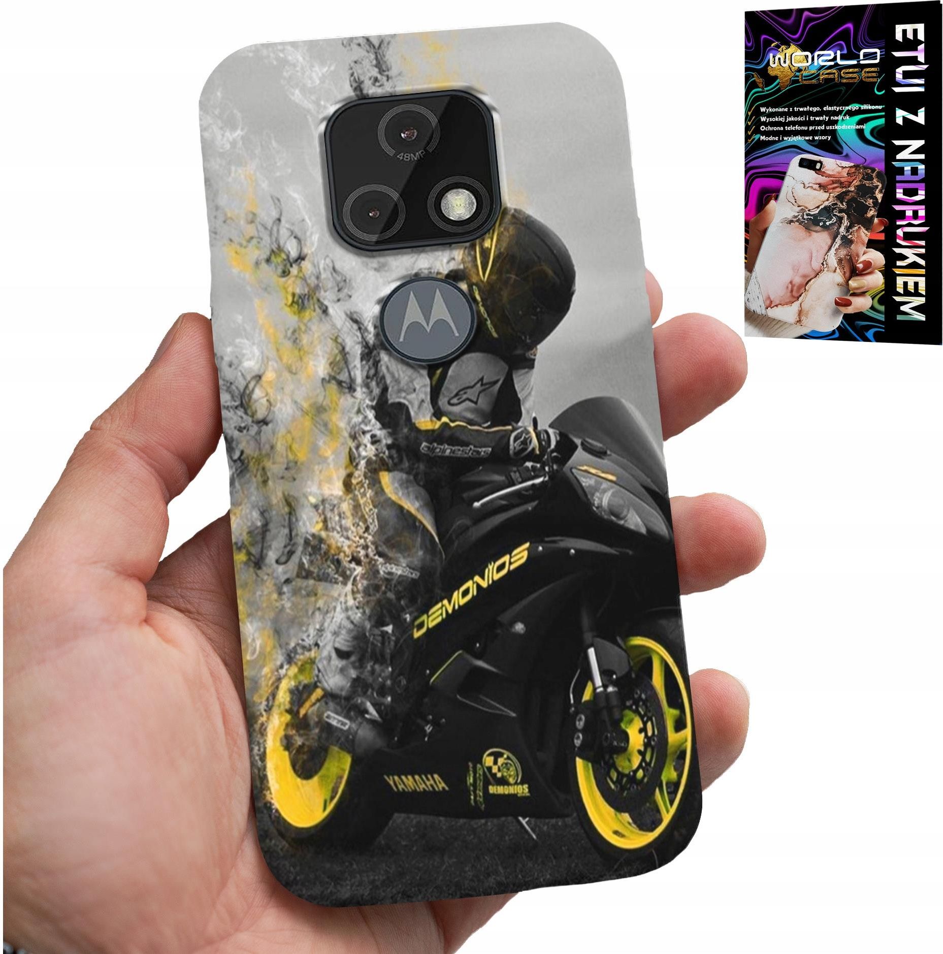 Etui Do Motorola Moto E7 Plus Motor Motocykle Fan Wiele Wzorów Plecków ...