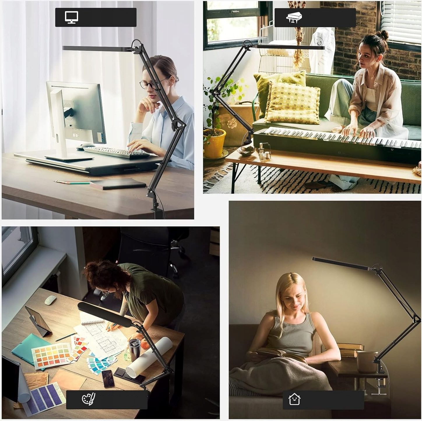 Lampa Lampy stołowe LEDA Czarna (0737879468357) - Opinie i atrakcyjne ...