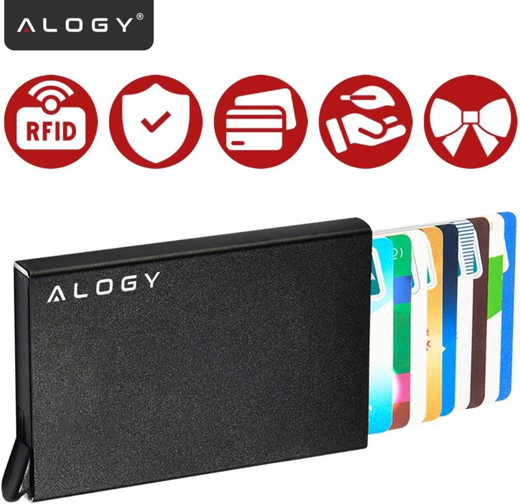 Etui Portfel Antykradzieżowy Na Kartę Zbliżeniową Pokrowiec Karty ...