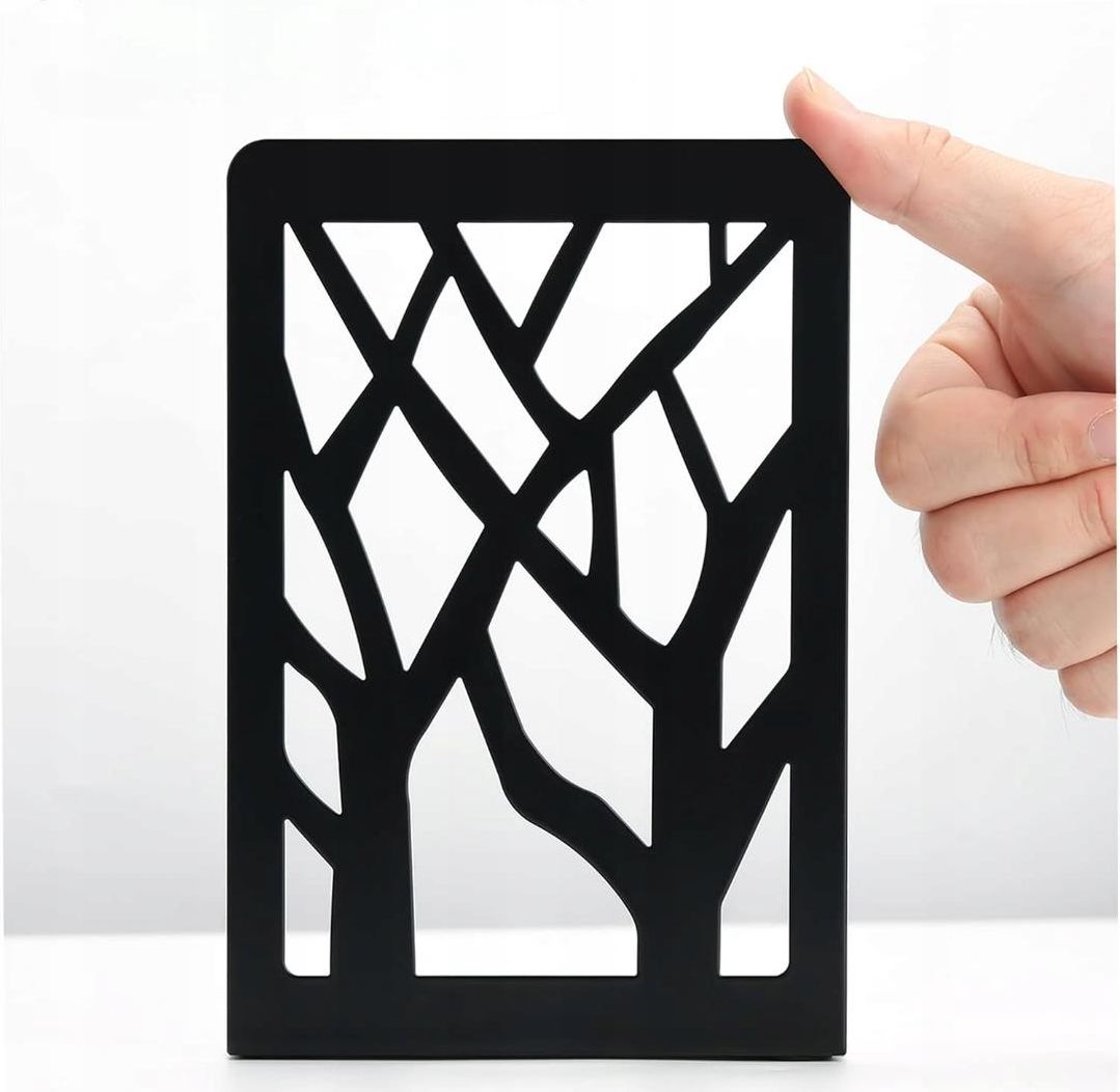 Metalowe Podpórki Do Książek, Stojaki, Uchwyty, 6 szt., czarny, metal ...