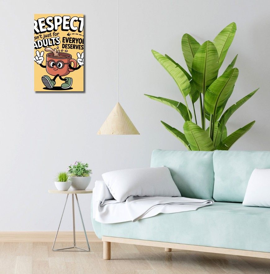 Obraz motywacyjny afiracja retro vintage do salonu 30x50cm ...