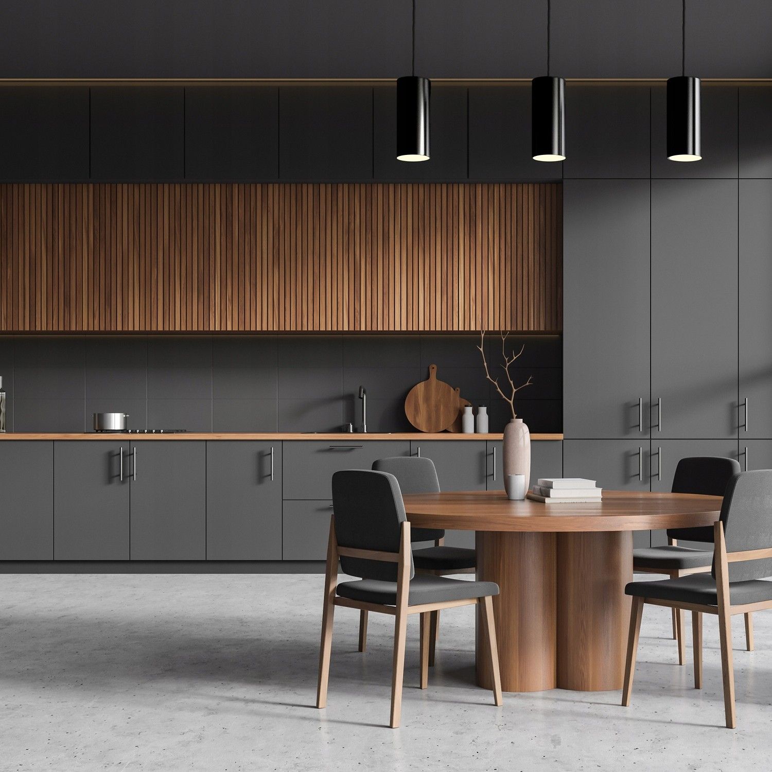 Bez marki reflektor szynowy Pipe Track Zwis czarny 1.2 m 1xGU10 35 W ...