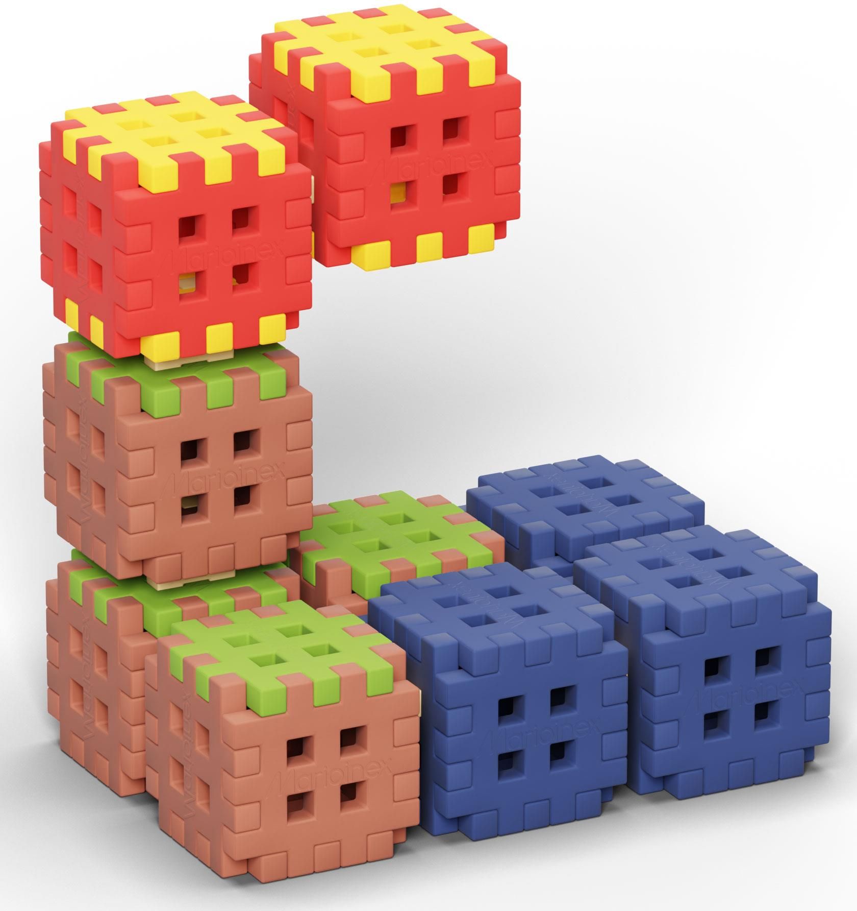 Marioinex Mini Waffle Blocks 70 El. Miękkie + Ciche + Elastyczne - ceny ...