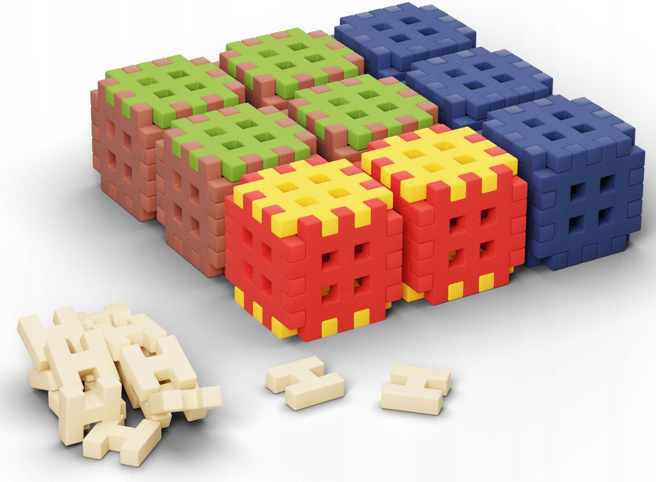 Marioinex Mini Waffle Blocks 70 El. Miękkie + Ciche + Elastyczne - ceny ...