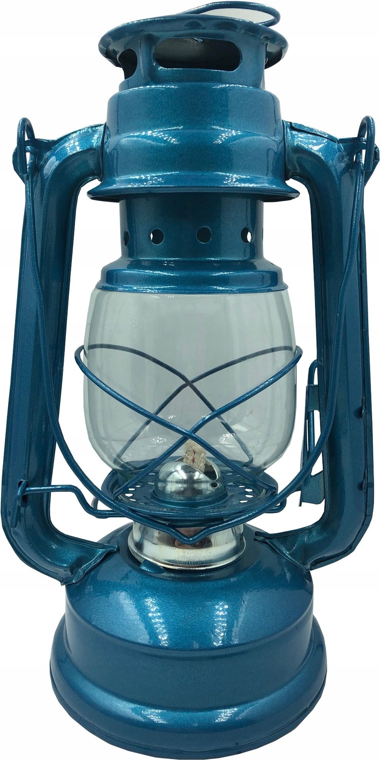Latarnia RC033 Niebieska 24 cm metal szkło - Opinie i atrakcyjne ceny ...