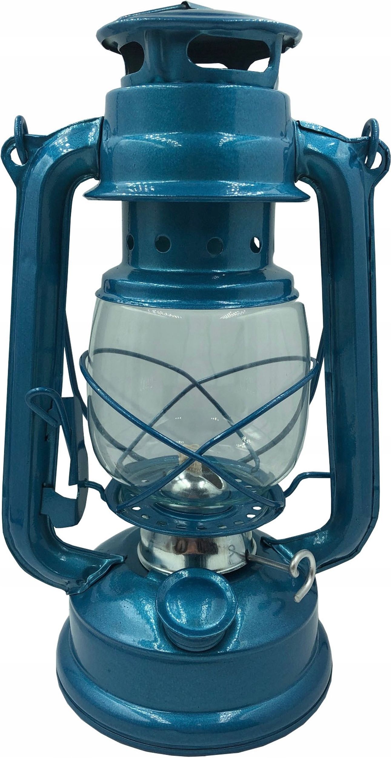 Latarnia RC033 Niebieska 24 cm metal szkło - Opinie i atrakcyjne ceny ...