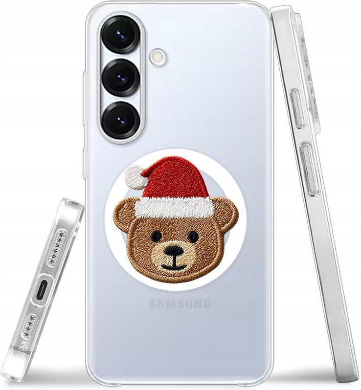 Etui do Samsung Galaxy S25 Plus bez marki Przytulne święta Miś ...
