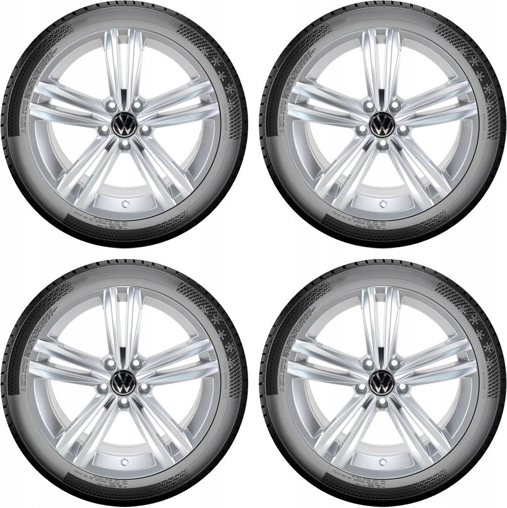 4x Nowe Koła ALU całoroczne VW TIGUAN TAYRON 235/55R18 Goodyear ...