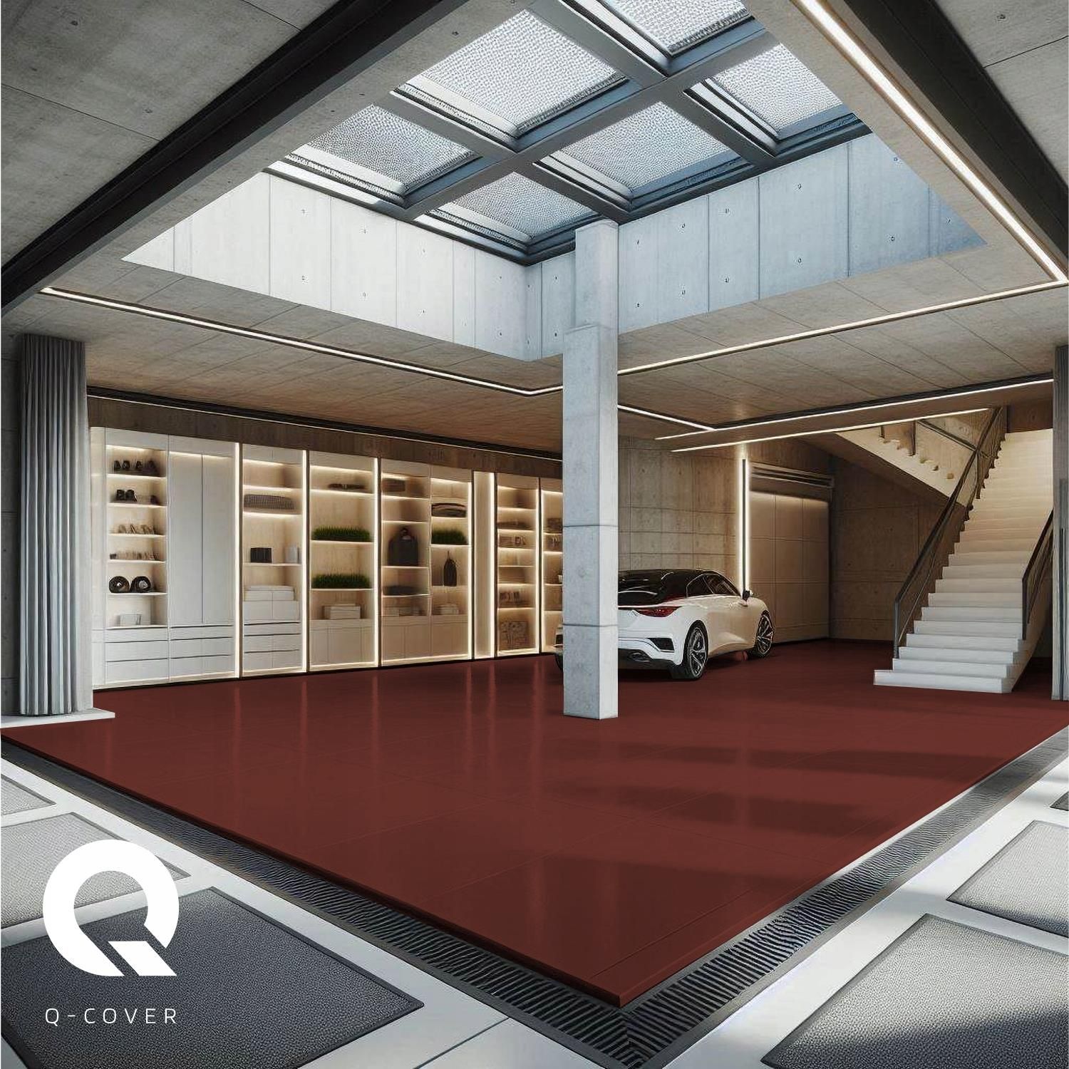 Farba Q-Cover Farba Betonowe Renowacyjna Wiśniowy 3009 Satyna 5l ...