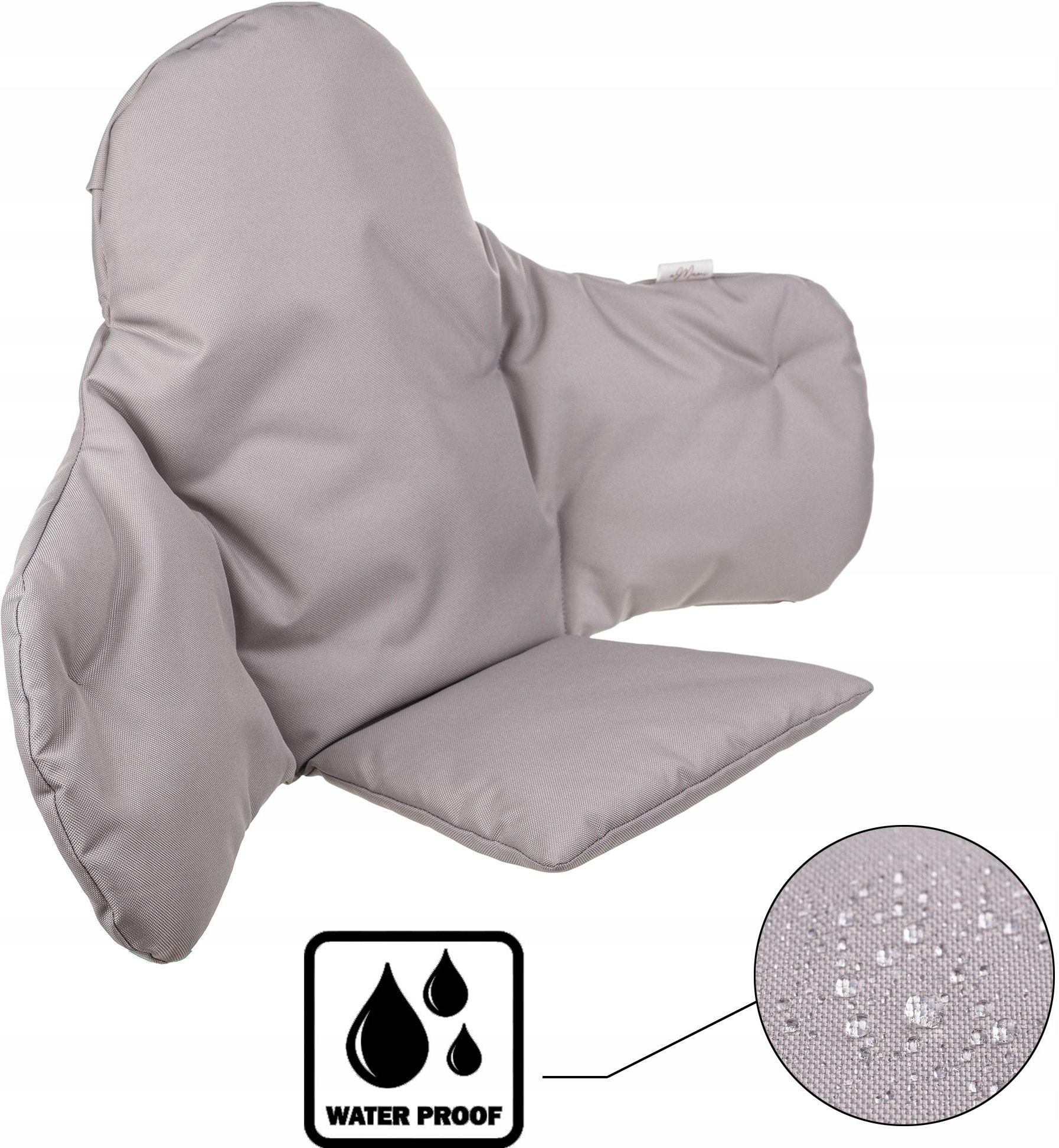 Amami Handmade Wodoodporna Poduszka Do Krzesełka Ikea Antilop Szara ...