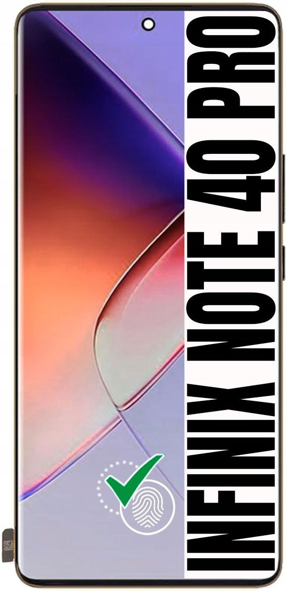 Podzespoły do telefonu Infinix Wyświetlacz Do Note 40 Pro 4G 5G ...