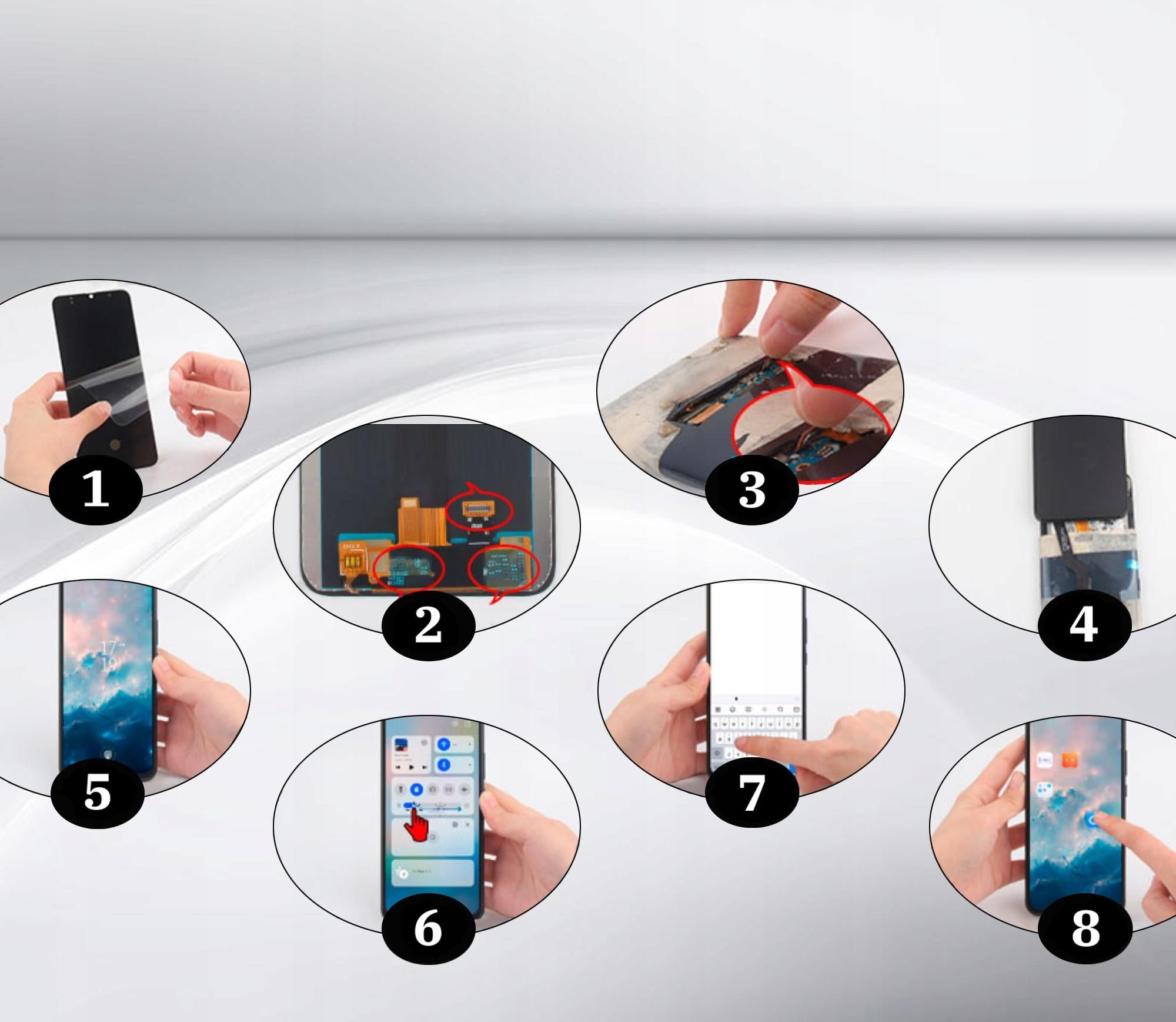 Podzespoły do telefonu Infinix Wyświetlacz Do Note 40 Pro 4G 5G ...