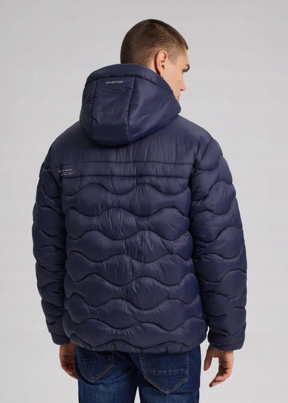 Kurtka męska pikowana Diverse Eger Granat XL - Ceny i opinie - Ceneo.pl
