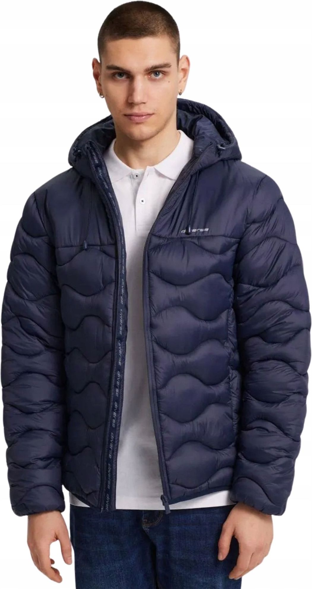 Kurtka męska pikowana Diverse Eger Granat XL - Ceny i opinie - Ceneo.pl