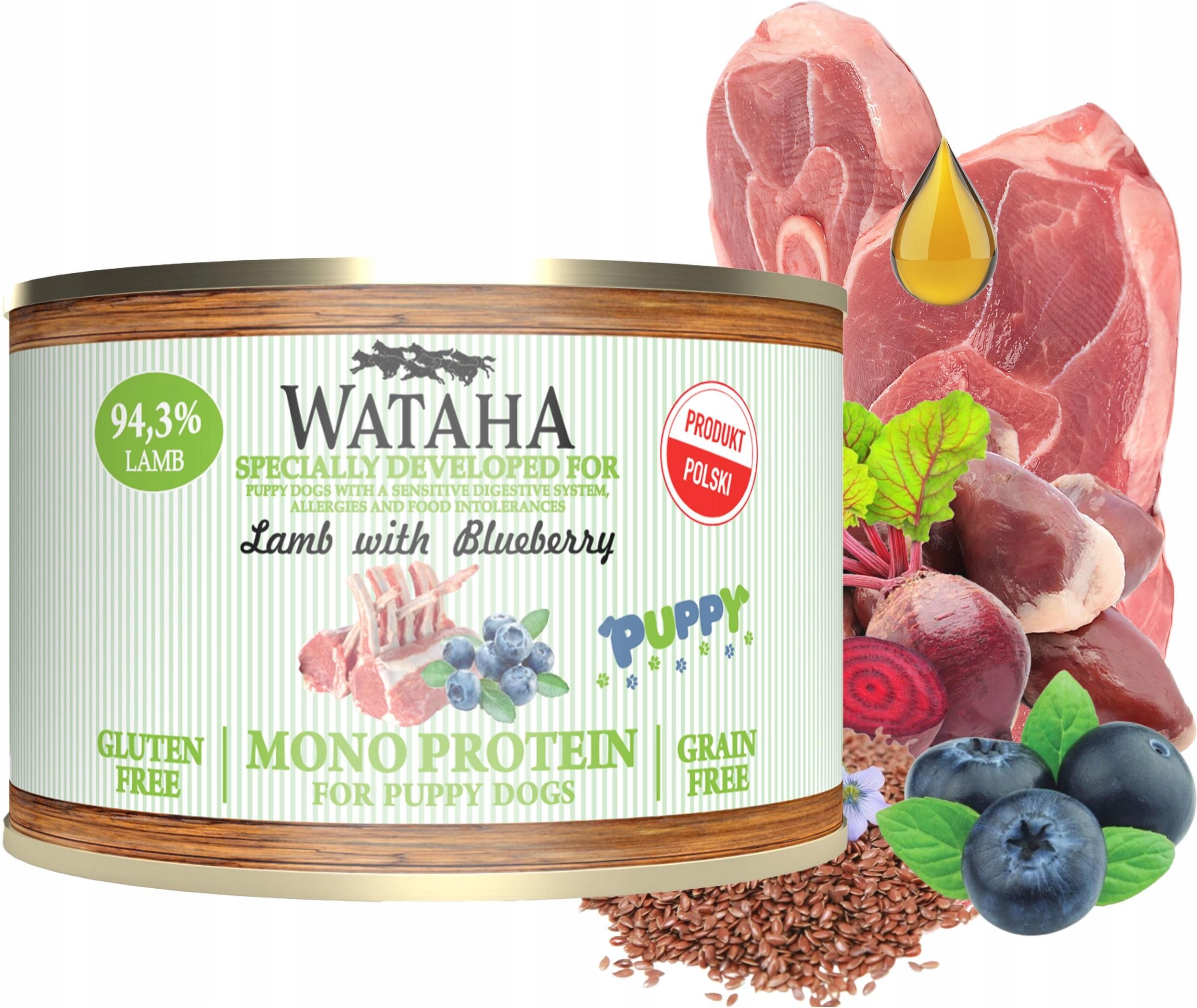 Karma Wataha Mono Puppy Mokra Karma Dla Szczeniąt Mix Smaków 24X185G ...