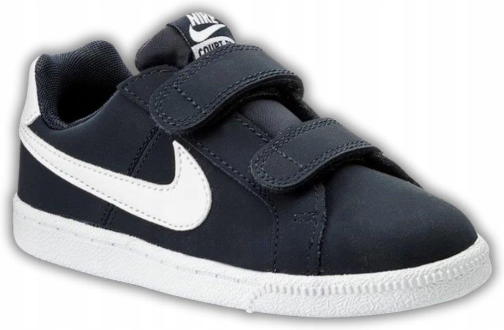 NIKE COURT ROYALE DZIECIĘCE BUTY SPORTOWE NA RZEPY CZARNE ROZMIAR 29,5 ...