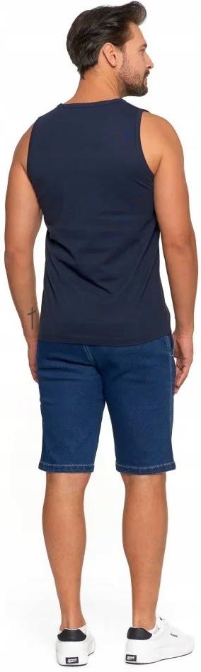 Koszulka Męska Tank-Top Bawełna Na Ramiączkach Marynistyczny Wzór Moraj ...