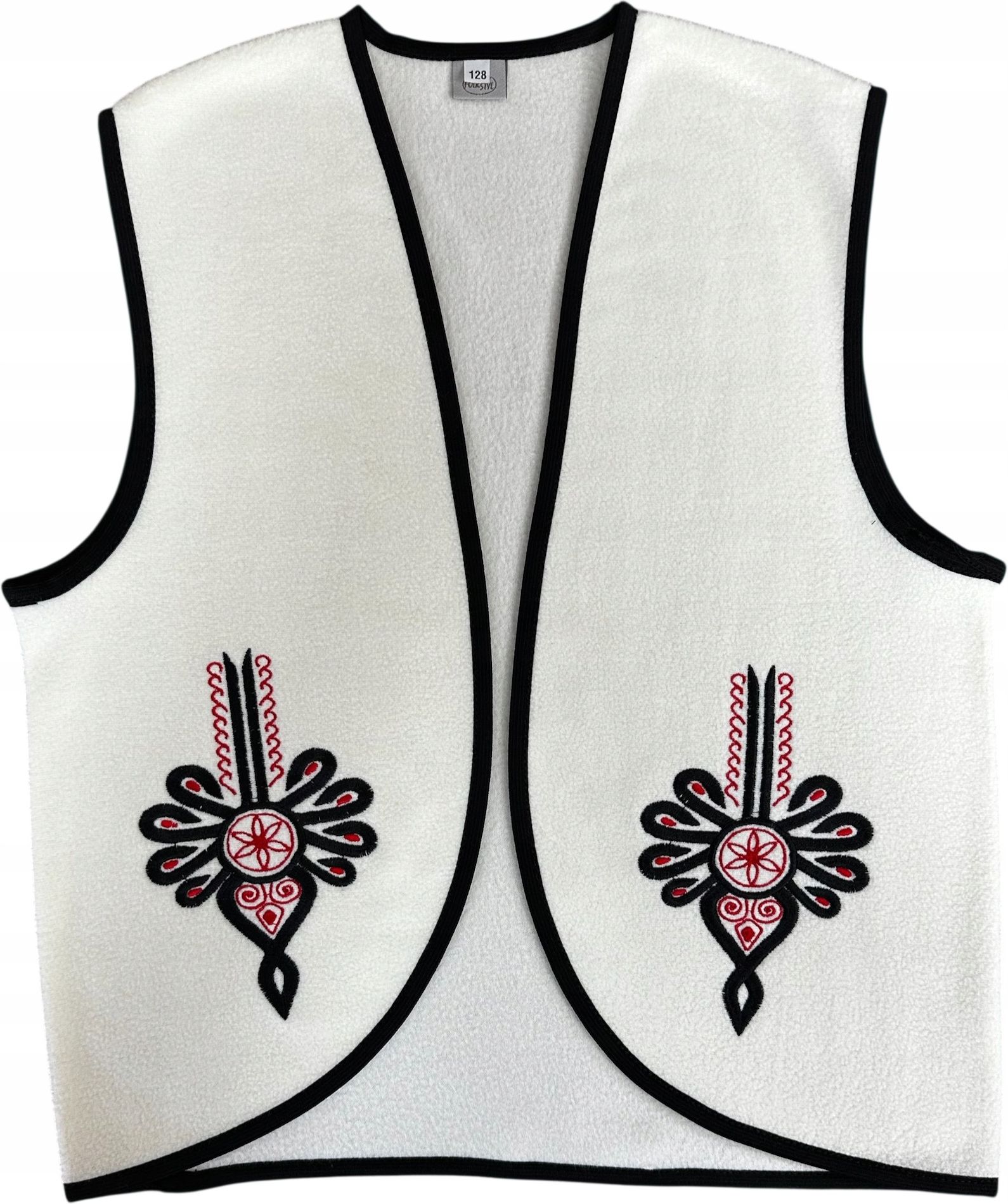 Góralska Kamizelka chłopięca serdak Haft parzenica Folk ludowa rozmiar ...