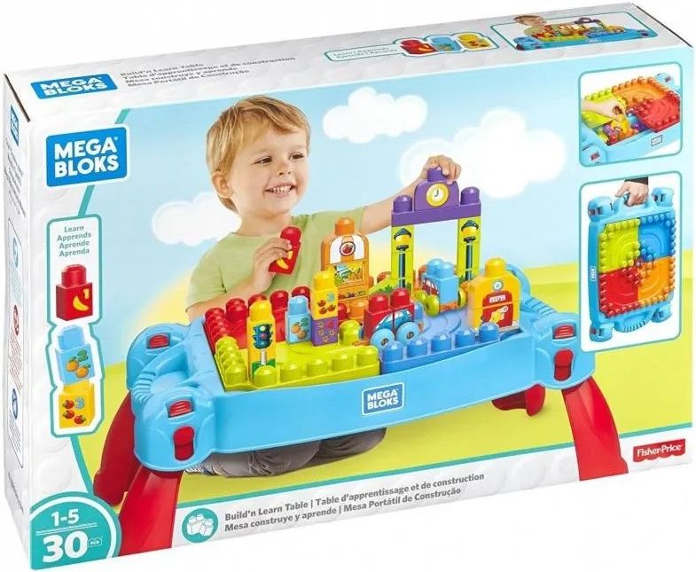 Produkt z outletu: Stolik Z Klockami Fisher Price Mega Bloks 12M ...