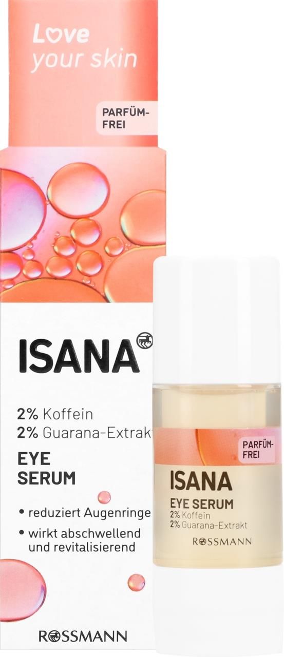 Isana Love Your Skin Serum Pod Oczy Kofeinowe 15 Ml - Opinie i ceny na ...