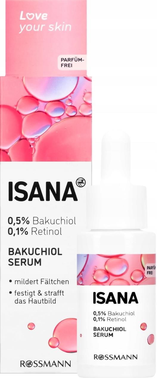 Serum do twarzy Isana Love Your Skin Serum Do Twarzy Z Bakuchiolem 30 ...