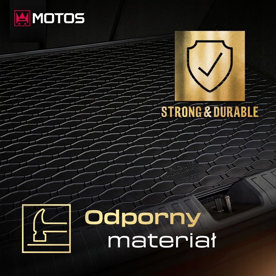 Dywanik samochodowy Rigum Mata do bagażnika gumowa Audi A4 B8 2008-2015 ...