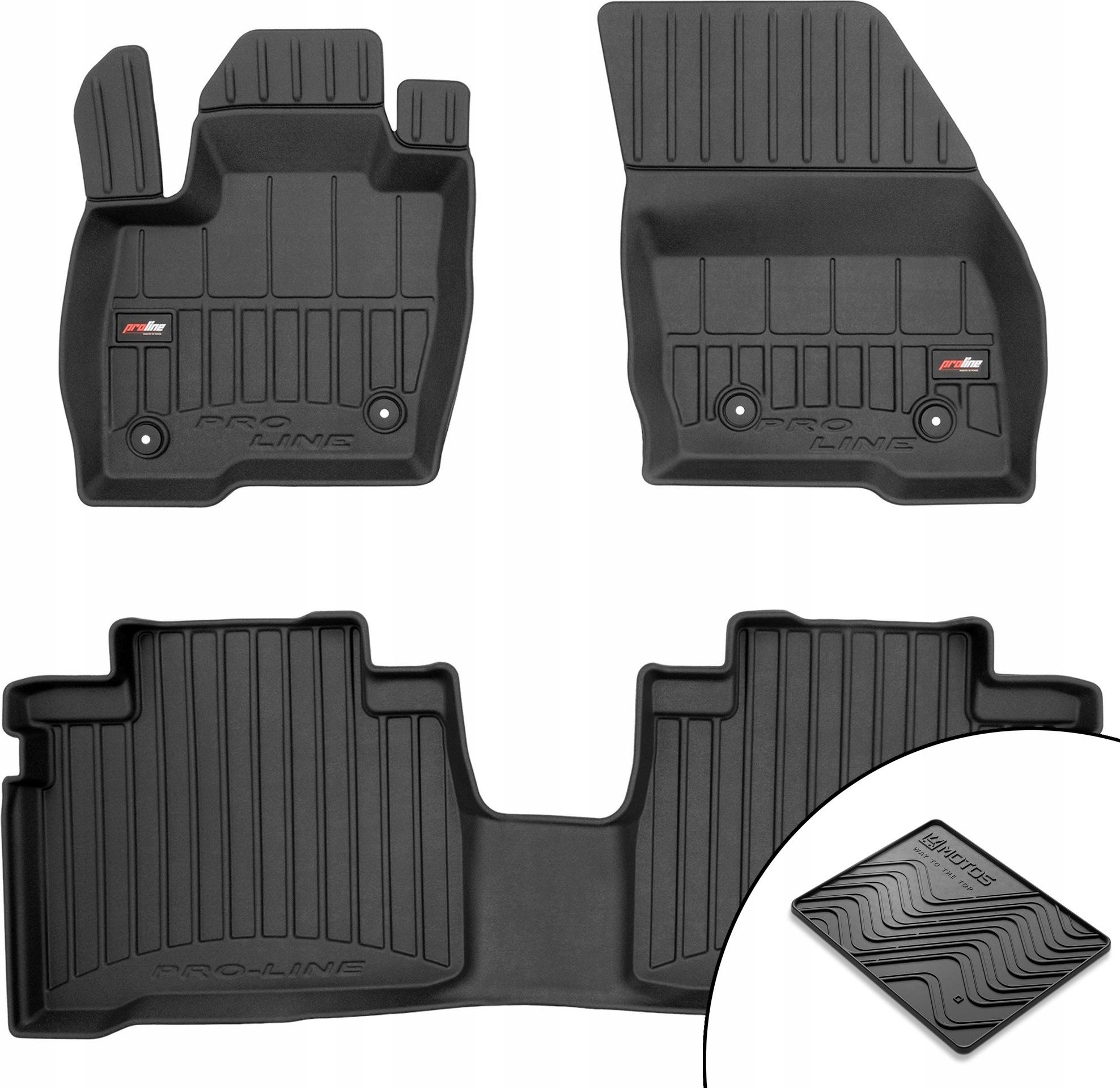 Dywanik samochodowy Frogum Dywaniki gumowe 3D Ford S-Max II 2014-2023 ...