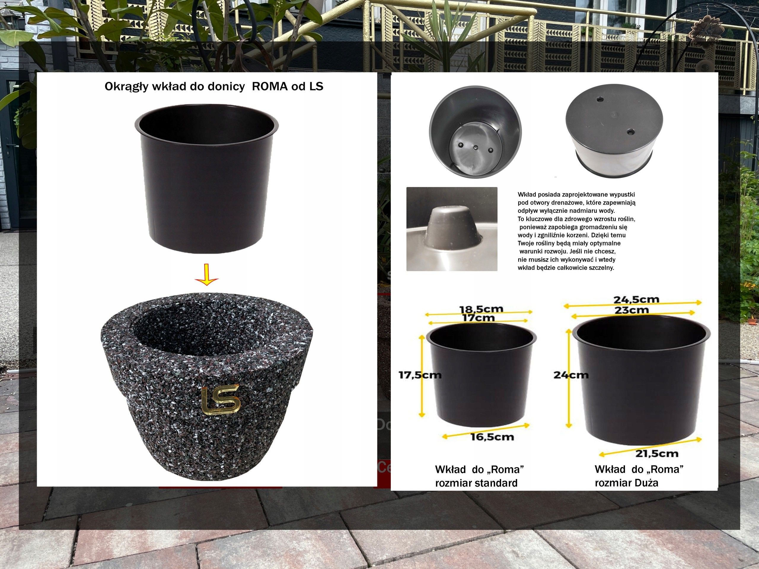 Micronfloor Doniczka Kamienny Dywan Marmur Roso Levanto - Ceny i opinie ...