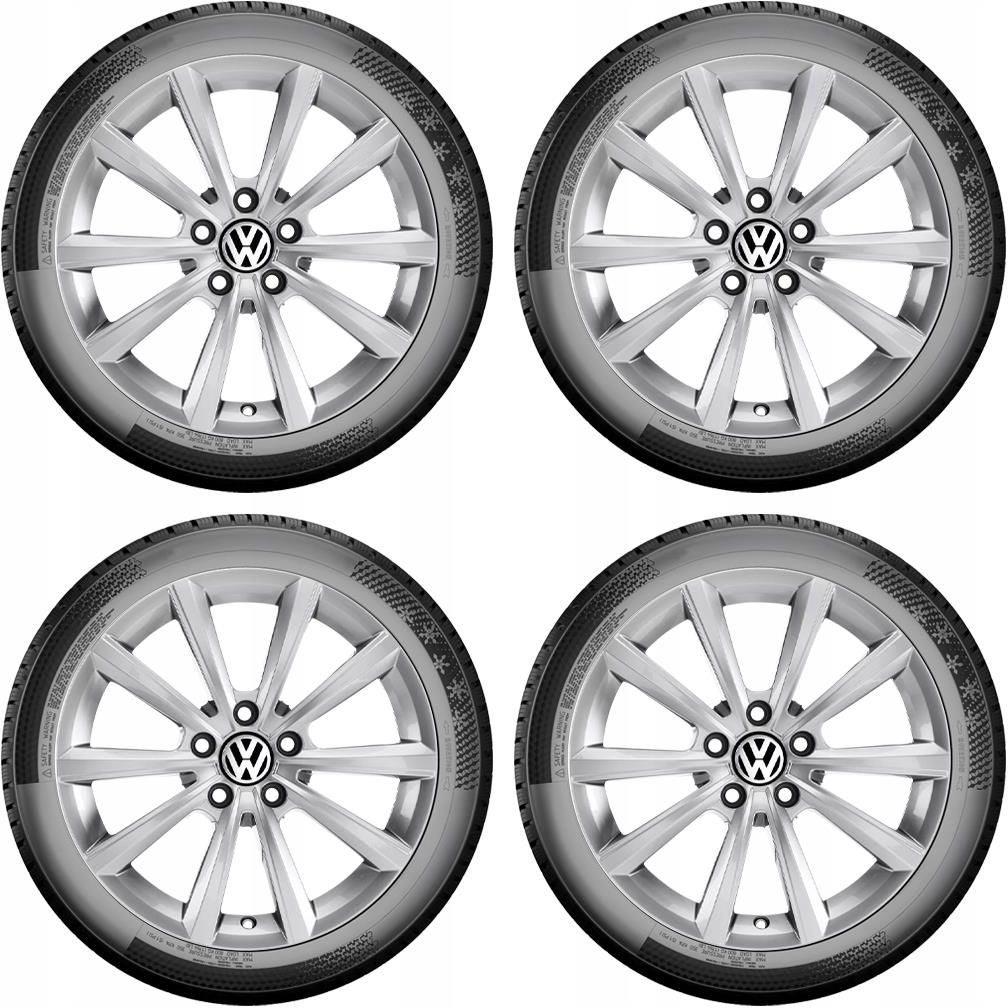 4x Nowe Koła ALU całoroczne VW GOLF CADDY TOURAN JETTA 205/55R16 Contin ...