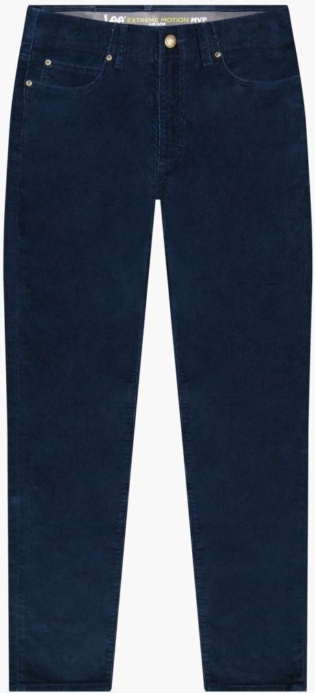 MESKIE SPODNIE MATERIAŁOWE LEE DAREN ZIP FLY RIVET NAVY 112373981 ...