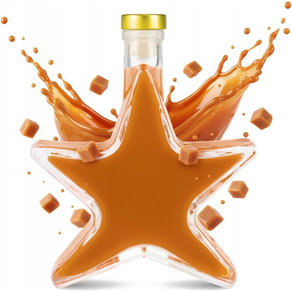 Butelka Świąteczna Bimberek Gwiazdka 200ml na nalewki wino likier ...