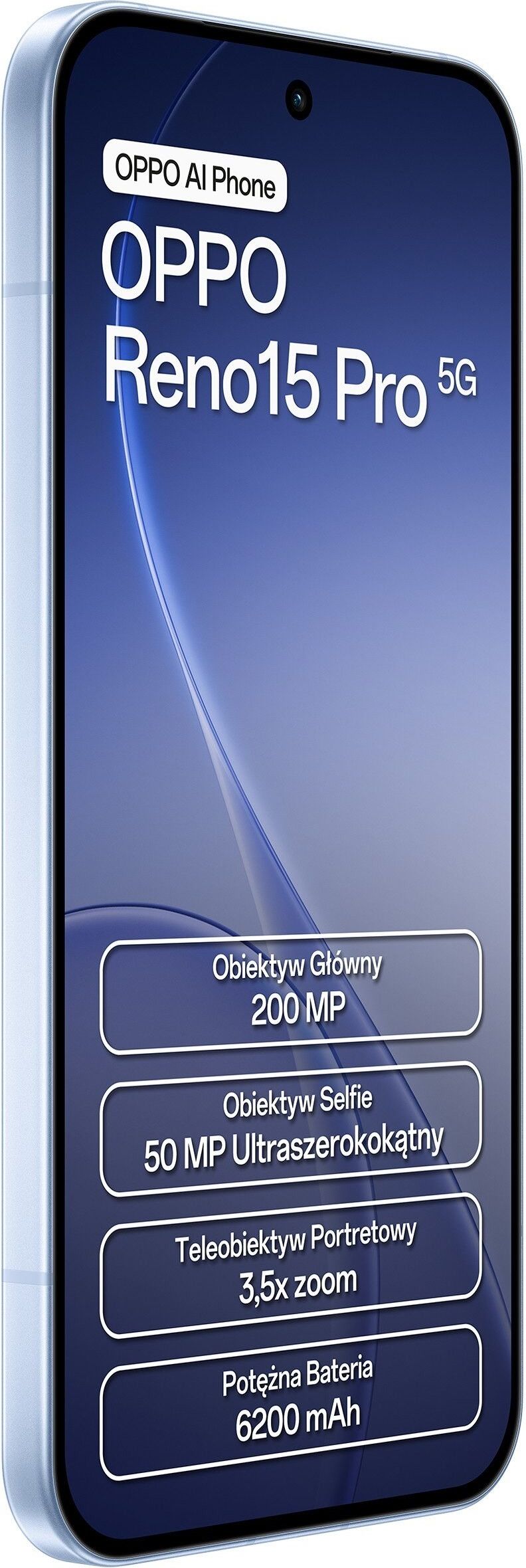 OPPO Reno 15 Pro 5G 12/512GB Niebieski - Cena, opinie na Ceneo.pl