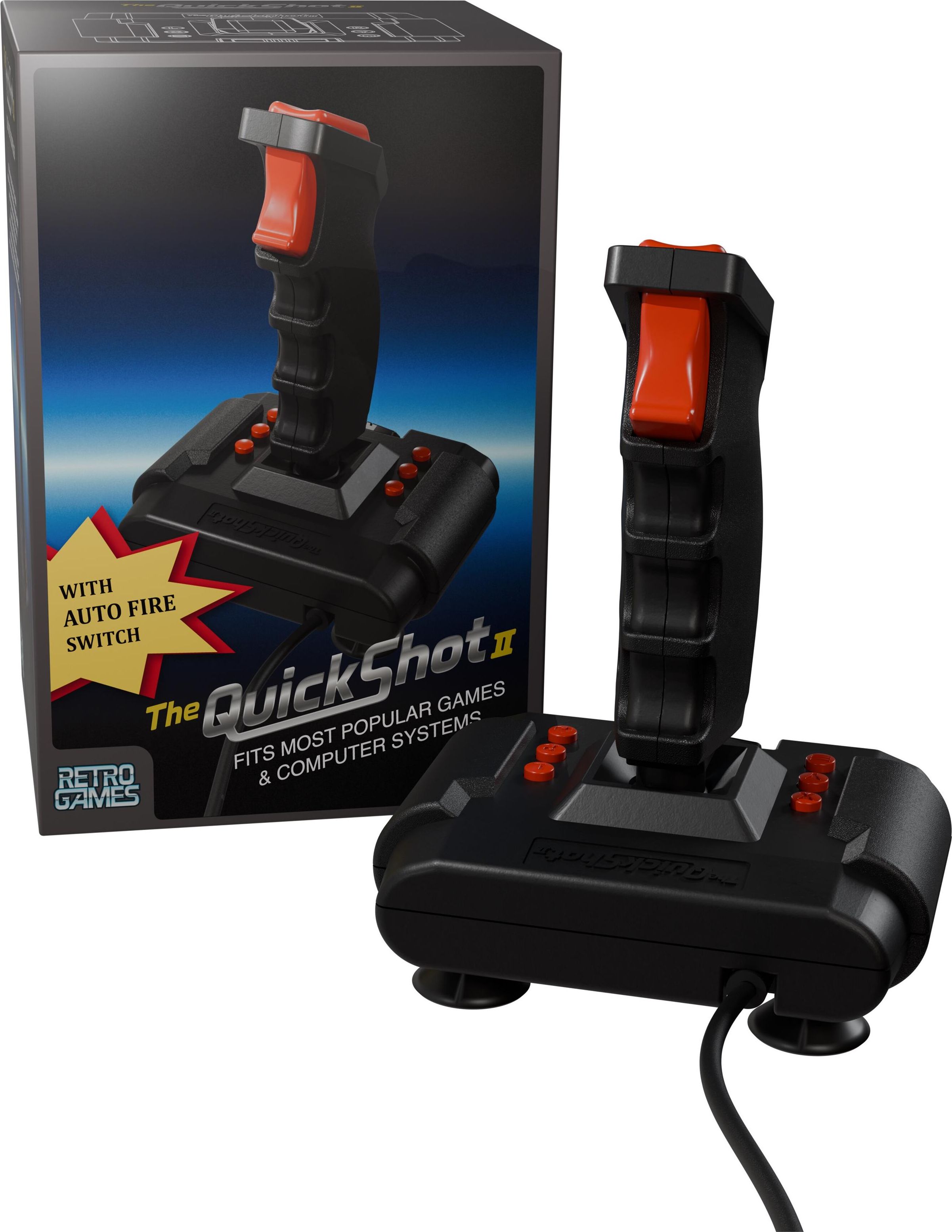 Joystick Retro Games Limited The QuickShot II - Ceny i opinie - Ceneo.pl