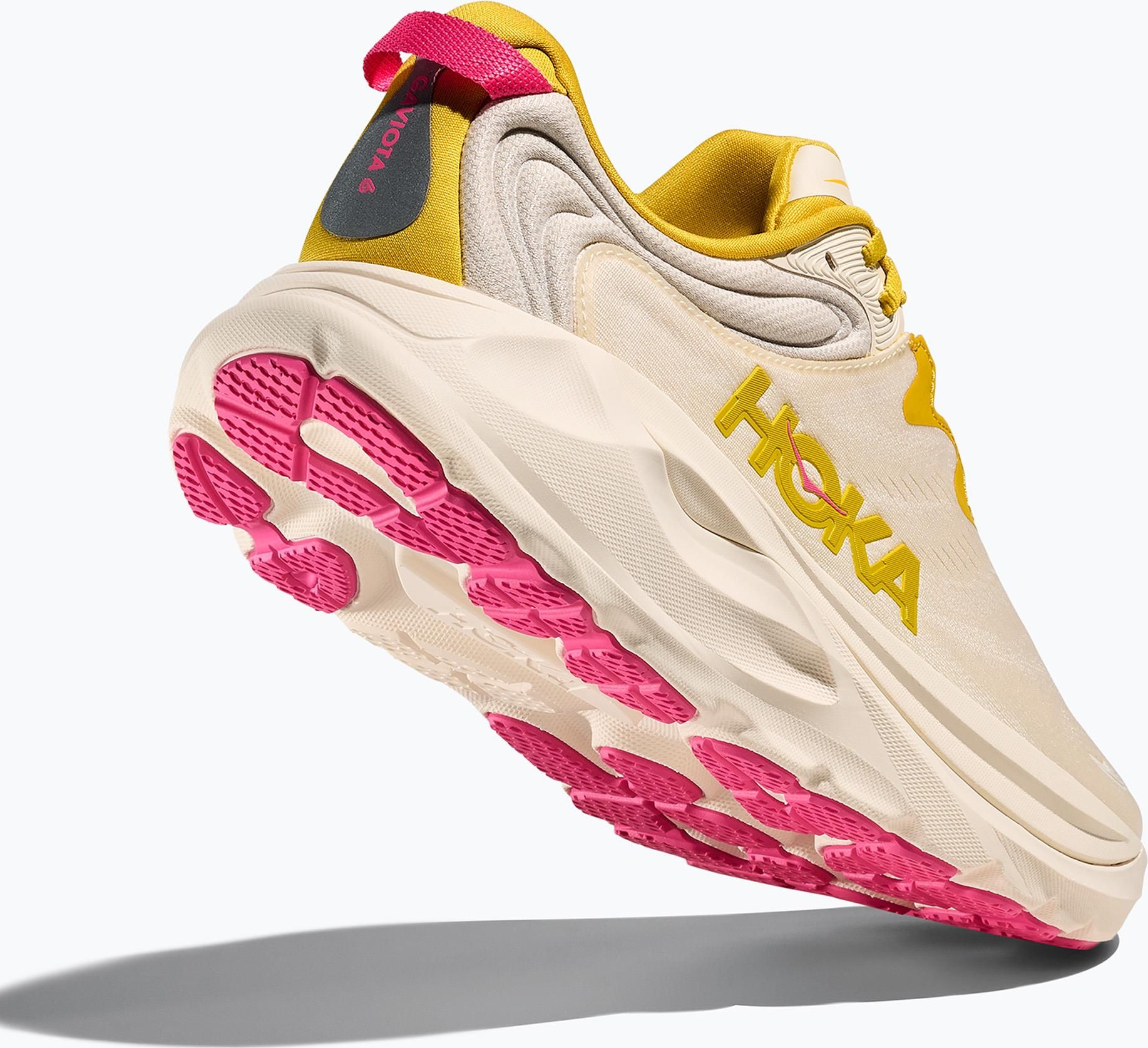 Buty do biegania damskie Hoka Gaviota 6 birch/yellow gold - Ceny i ...