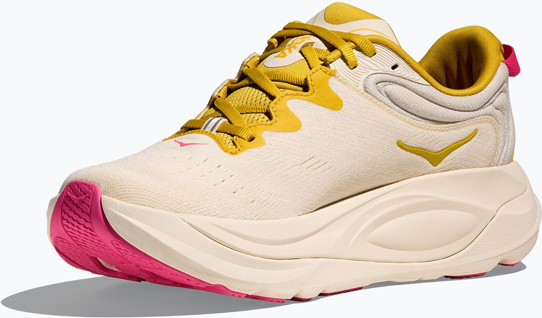 Buty do biegania damskie Hoka Gaviota 6 birch/yellow gold - Ceny i ...