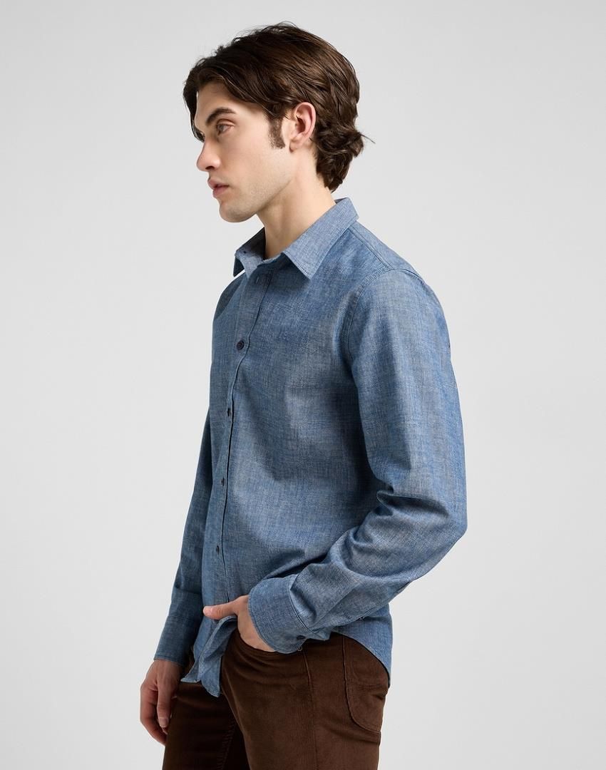 MESKA KOSZULA LEE PATCH SHIRT RINSE 112370569 - Ceny i opinie - Ceneo.pl