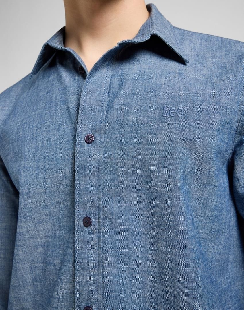 MESKA KOSZULA LEE PATCH SHIRT RINSE 112370569 - Ceny i opinie - Ceneo.pl