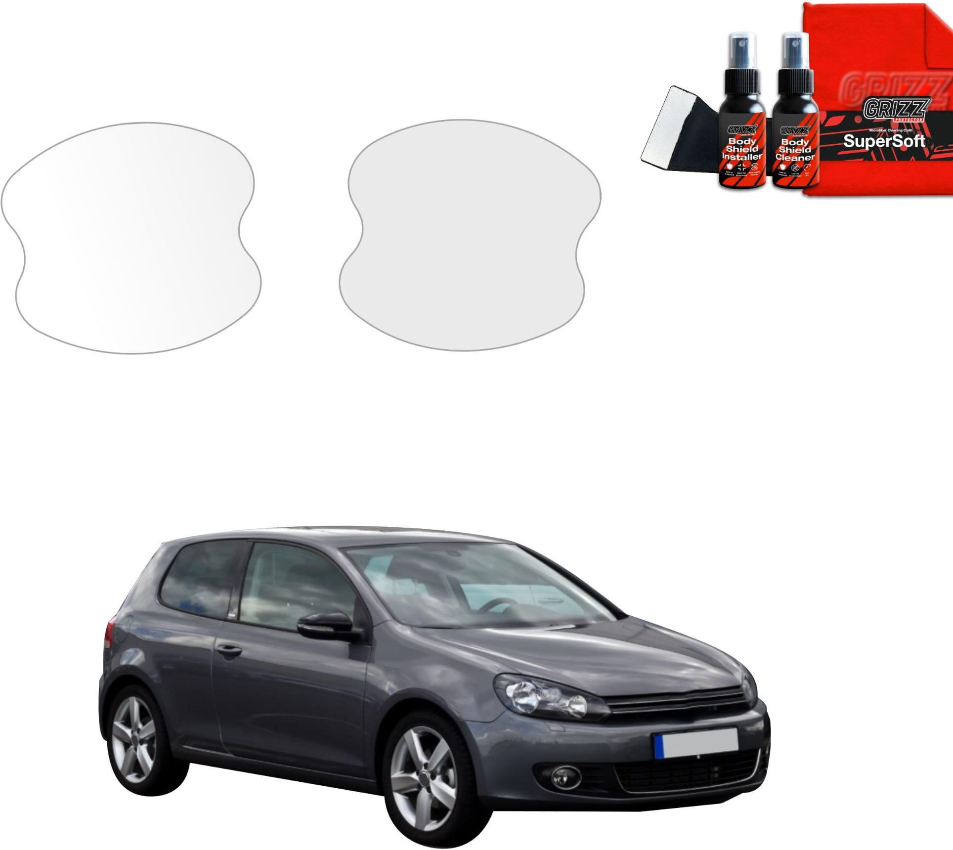 Grizz Protector 2W1 Folia Ochronna Pod Klamki Do Volkswagen Golf 6 ...