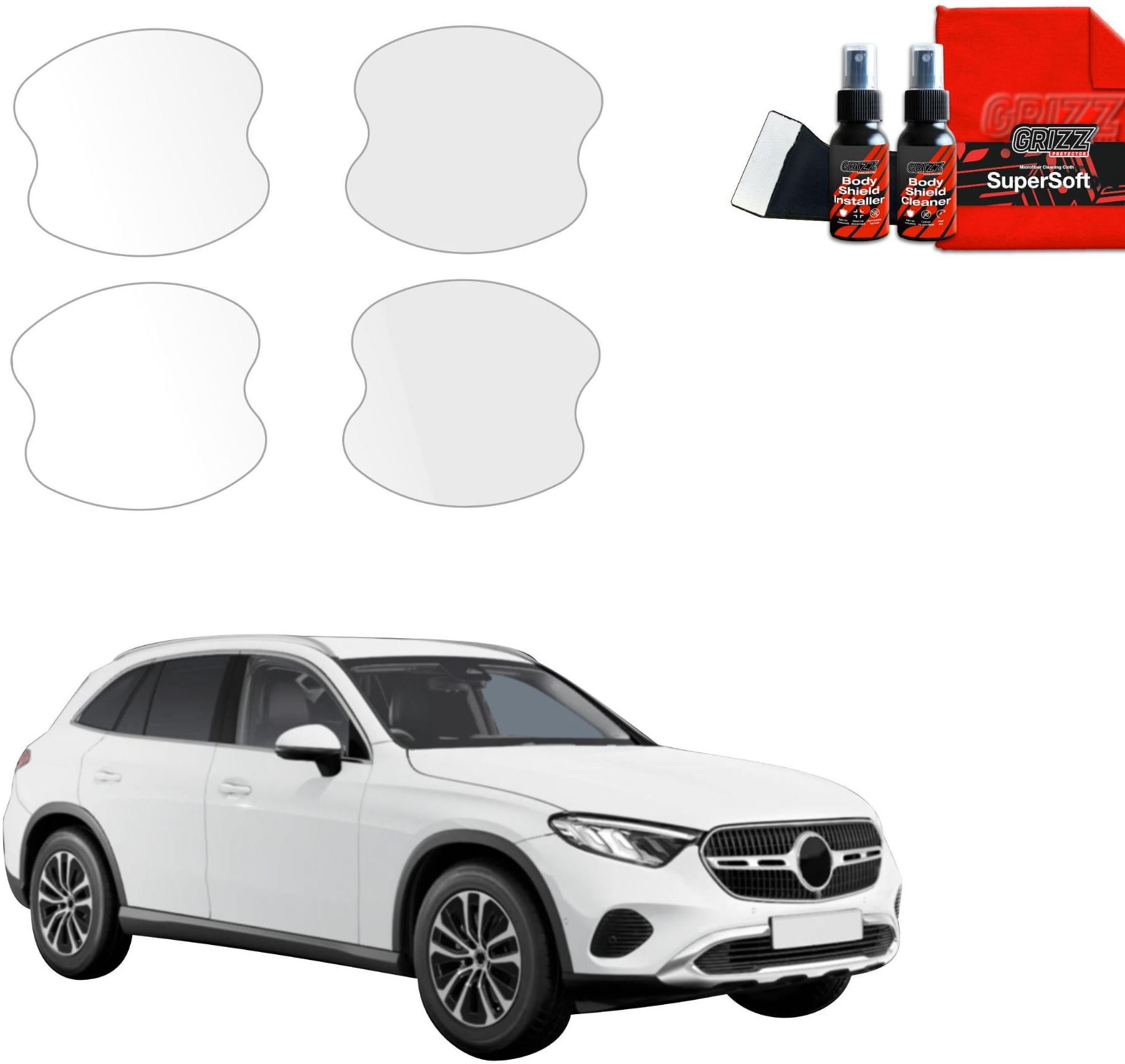 Grizz Protector 4W1 Folia Ochronna Pod Klamki Do Mercedes Glc Wagon ...