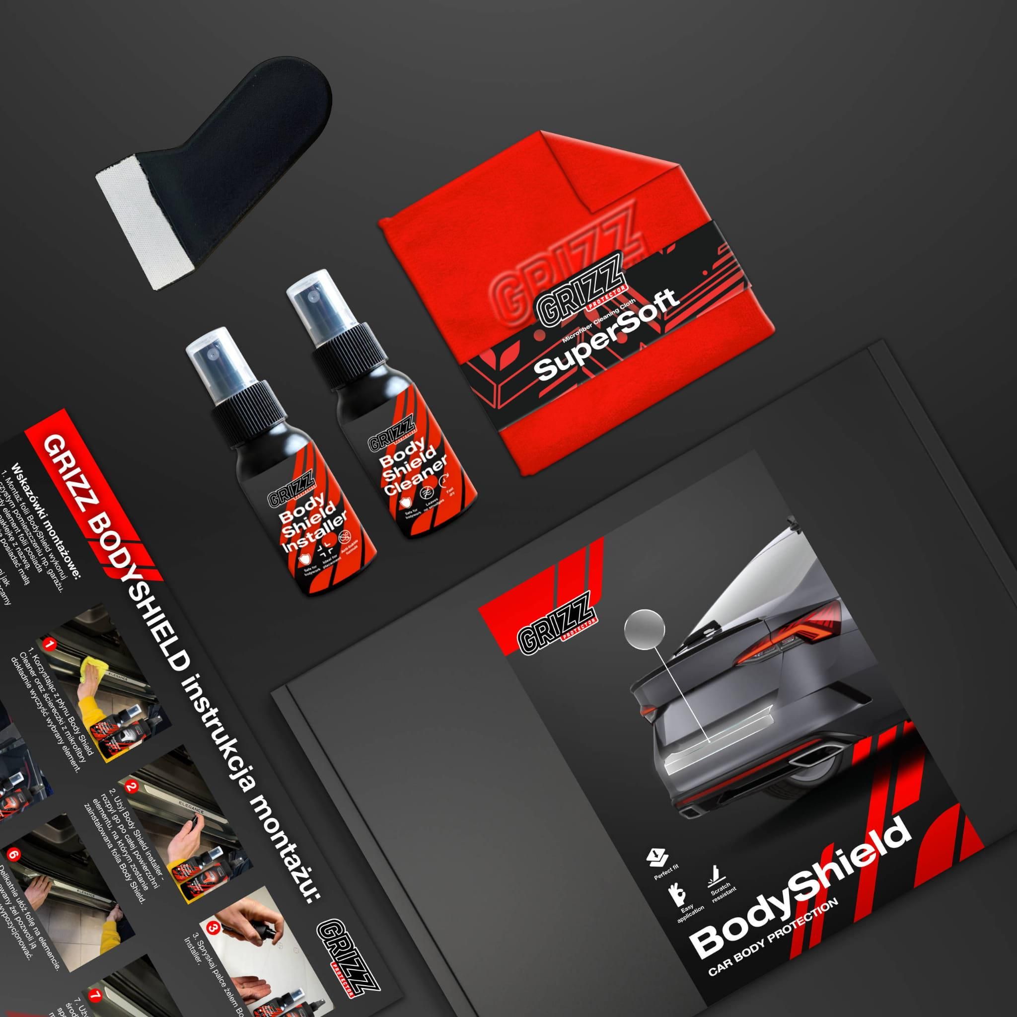 Grizz Protector Folia Ochronna Na Próg Bagażnika Do Mercedes Glc Wagon ...