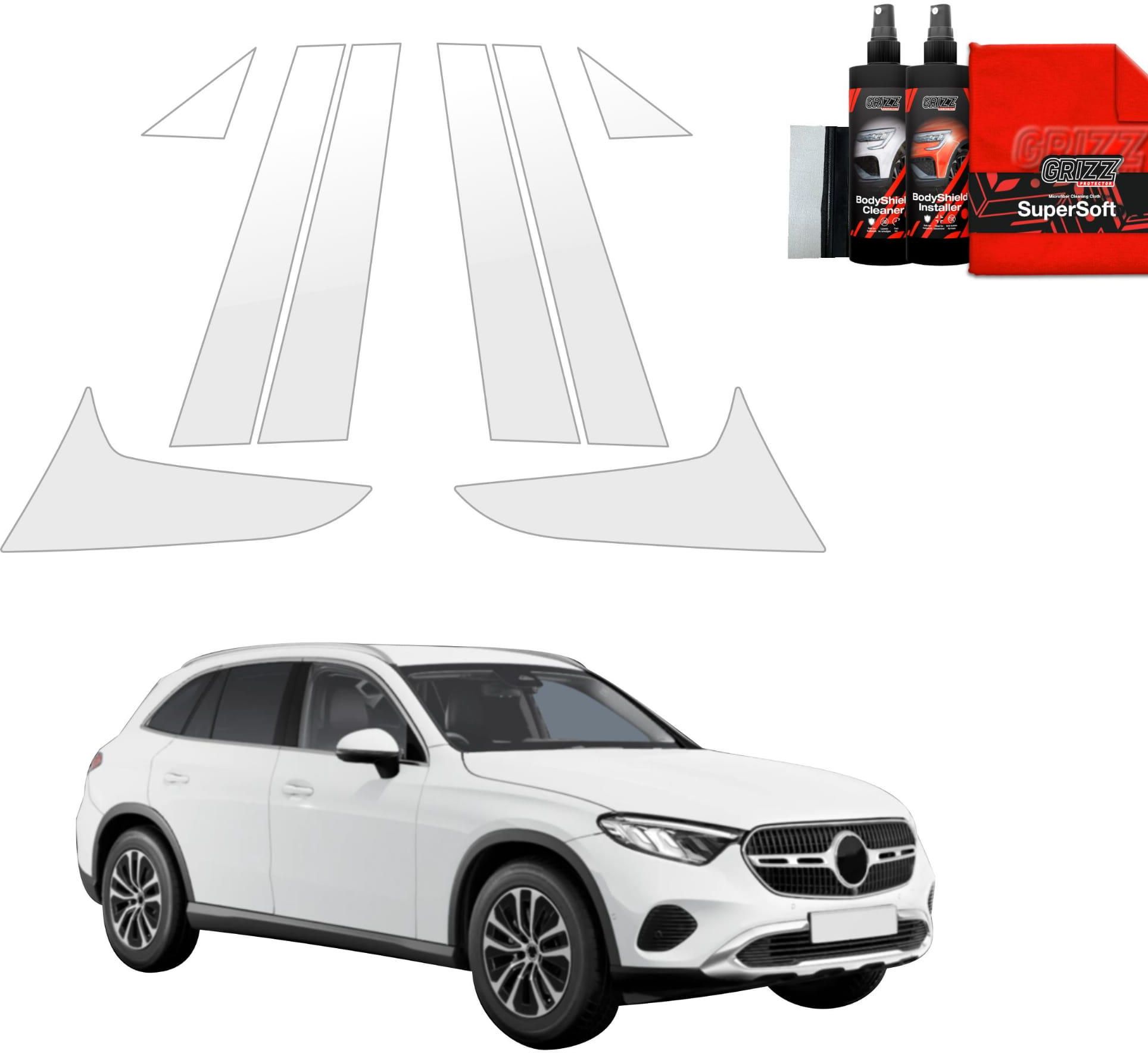 Grizz Protector 8W1 Folia Ochronna Na Słupki Do Mercedes Glc Wagon 2025 ...