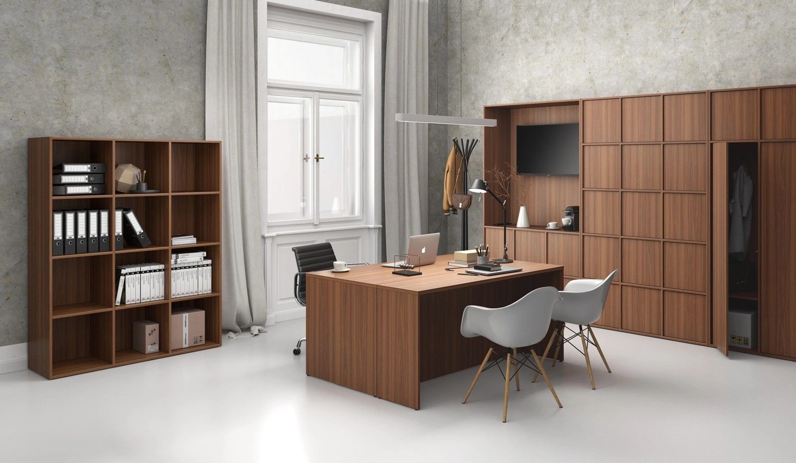 B2B Partner Biurko FRAME, 120x80 cm, orzech (6120212) - Opinie i ...