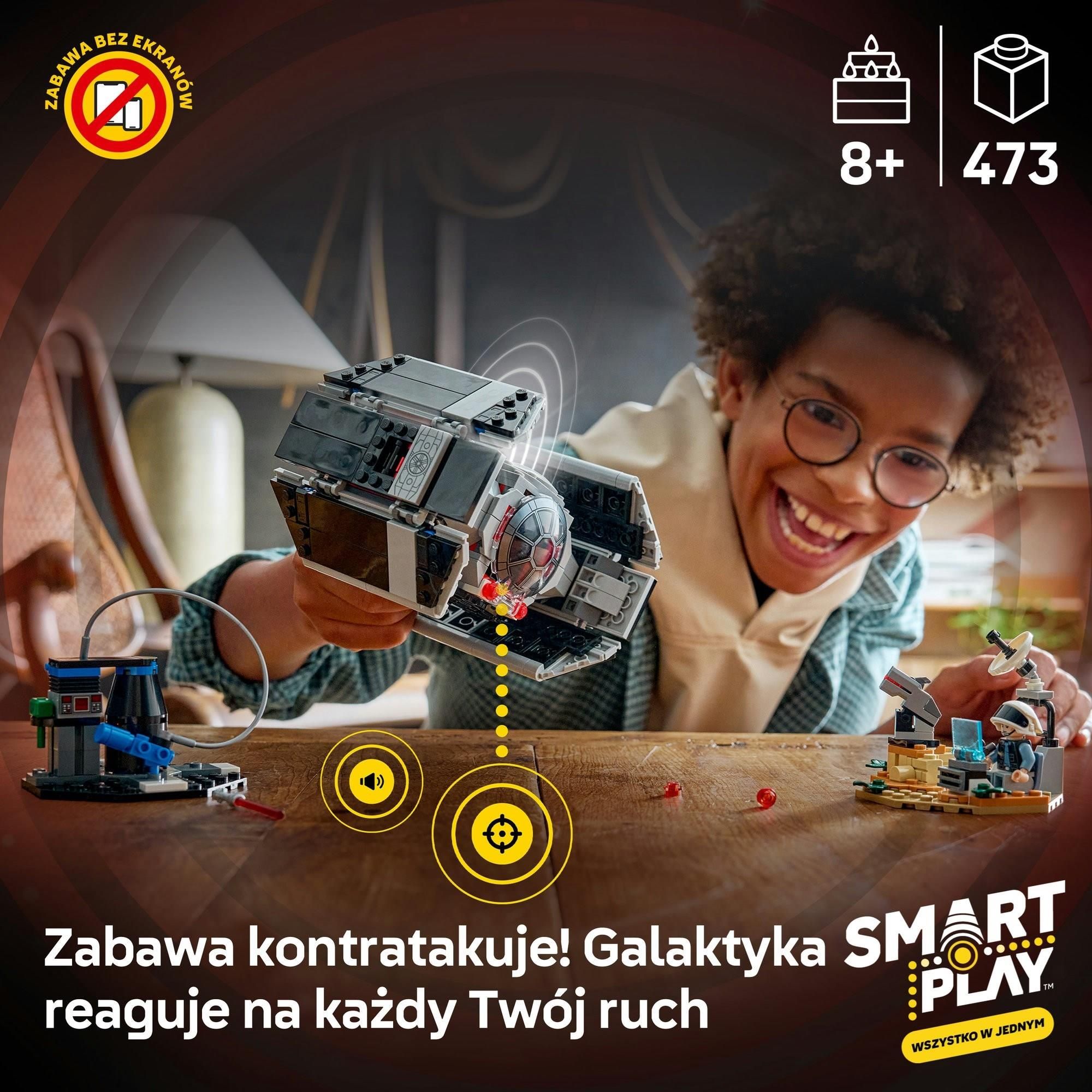 LEGO Star Wars 75421 SMART Play: Myśliwiec TIE Dartha Vadera - Ceny i ...