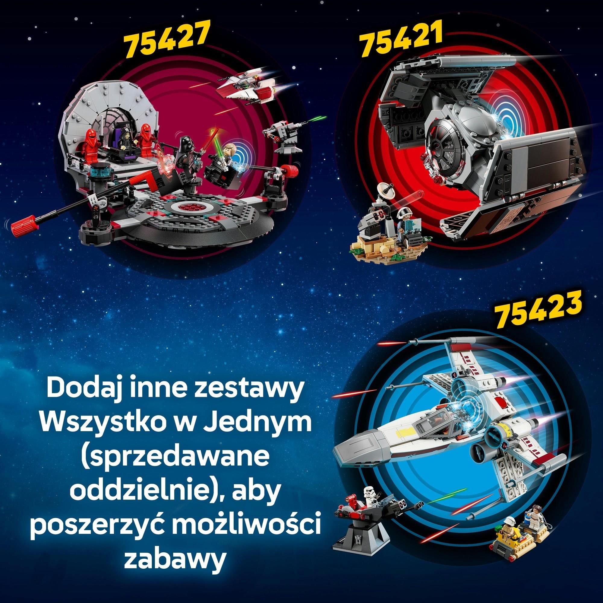 LEGO Star Wars 75421 SMART Play: Myśliwiec TIE Dartha Vadera - Ceny i ...