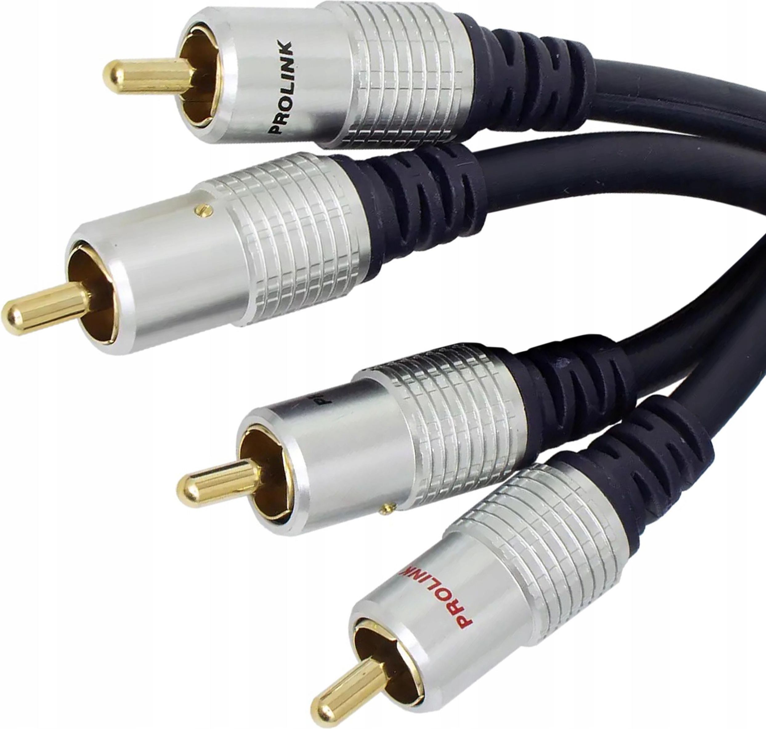 Pro-Link Kabel Interkonekt 2 Rca 2X Stereo Audio Prolink Nb 427 Navy ...