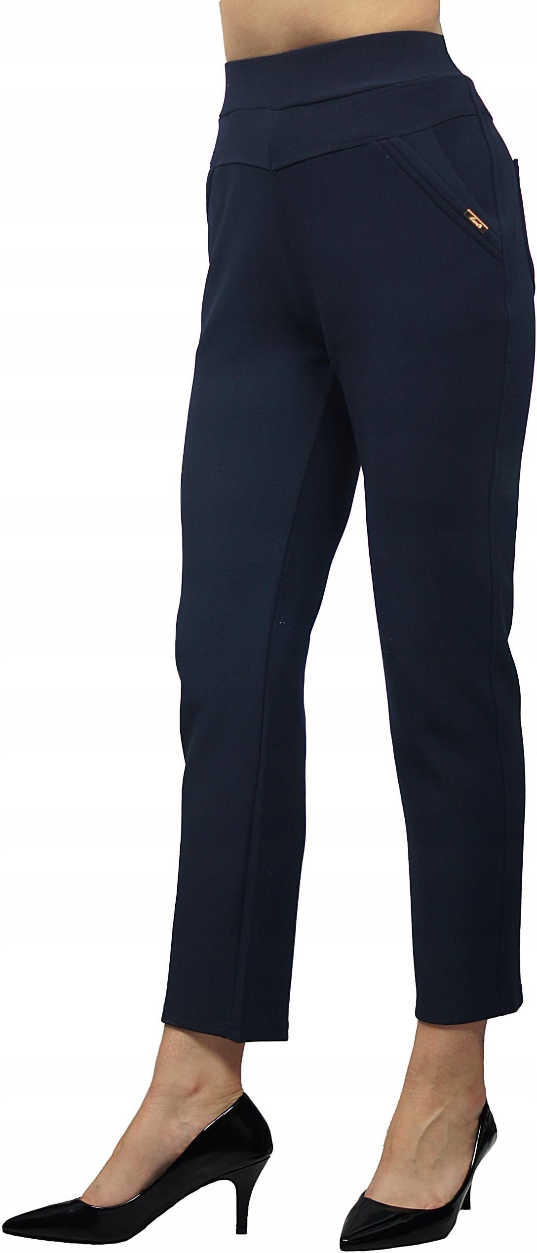 Ocieplane Cygaretki Damskie Klasyczne Fason Granat KH01 r.6XL/7XL ...