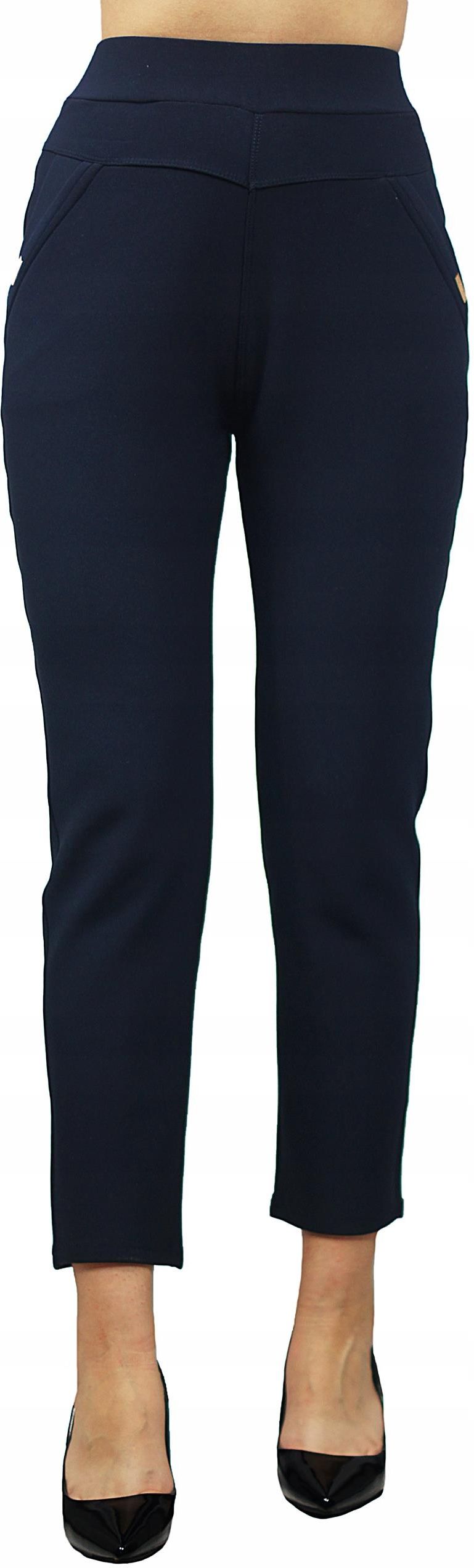 Ocieplane Cygaretki Damskie Klasyczne Fason Granat KH01 r.6XL/7XL ...